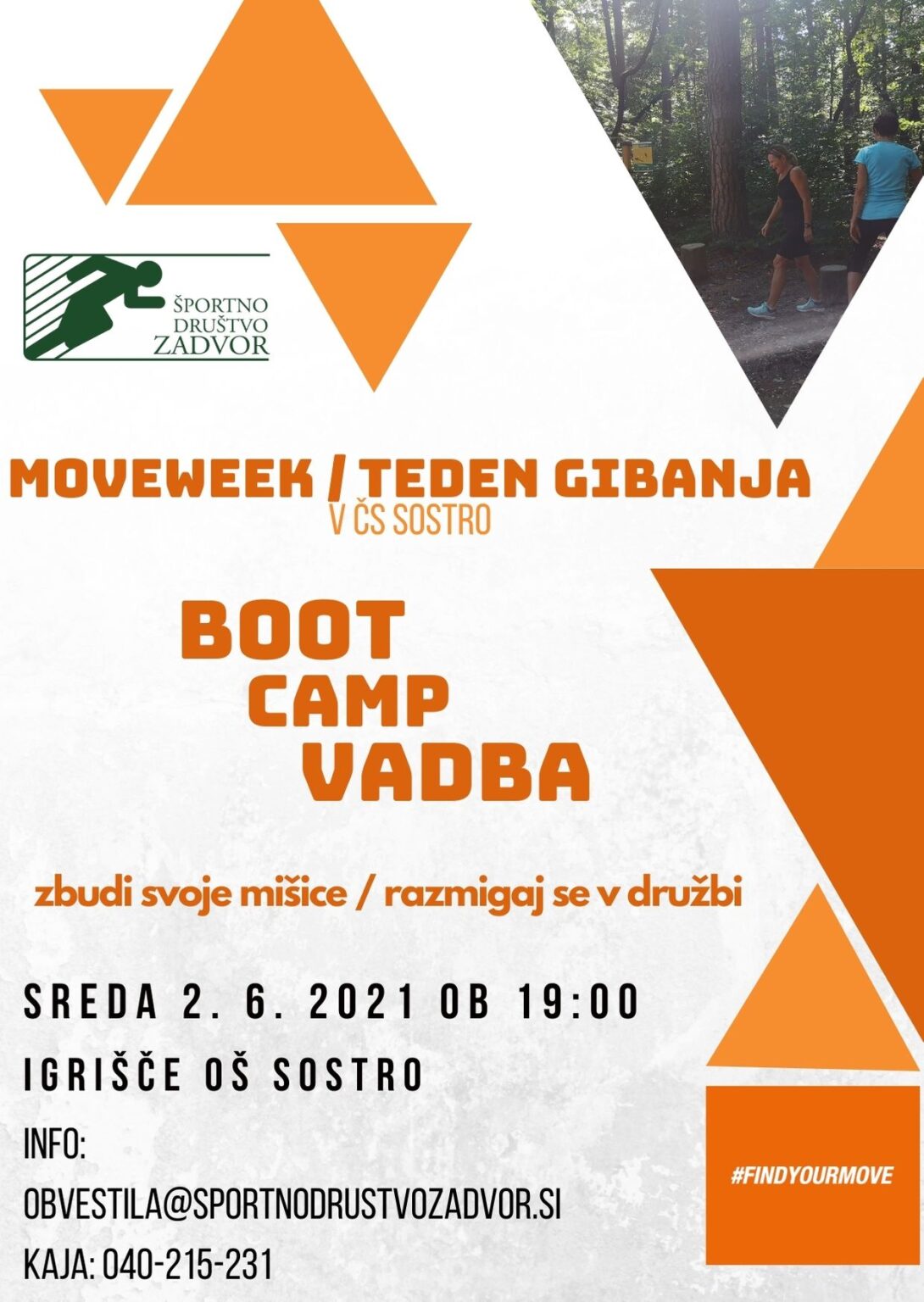 TEDEN GIBANJA BO NASLEDNJI TEDEN ! – Športno društvo Zadvor